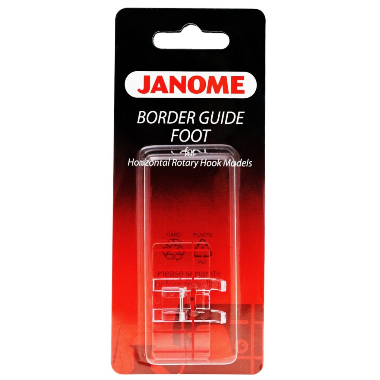 Janome Border Guide Foot for Top Loading Sewing Machines